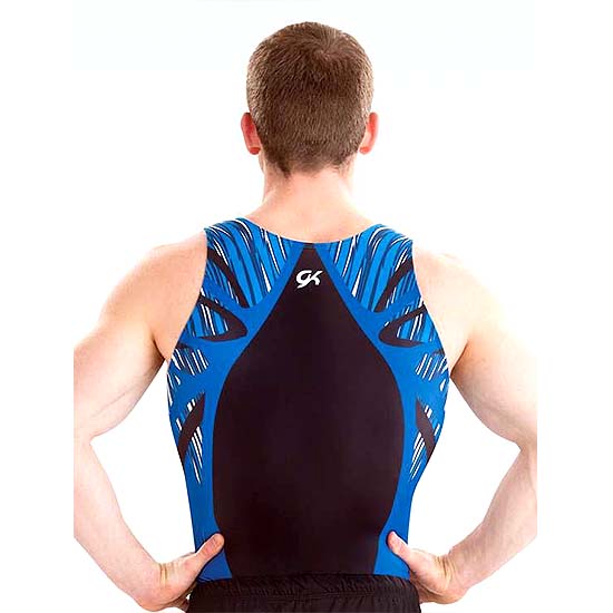 Modelo 1884M | Men's Blue Rush Gymnastics Shirt - GK Latinoamerica